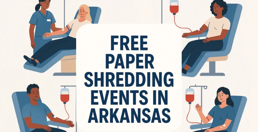 Free Paper Shredding Events In Arkansas 2025